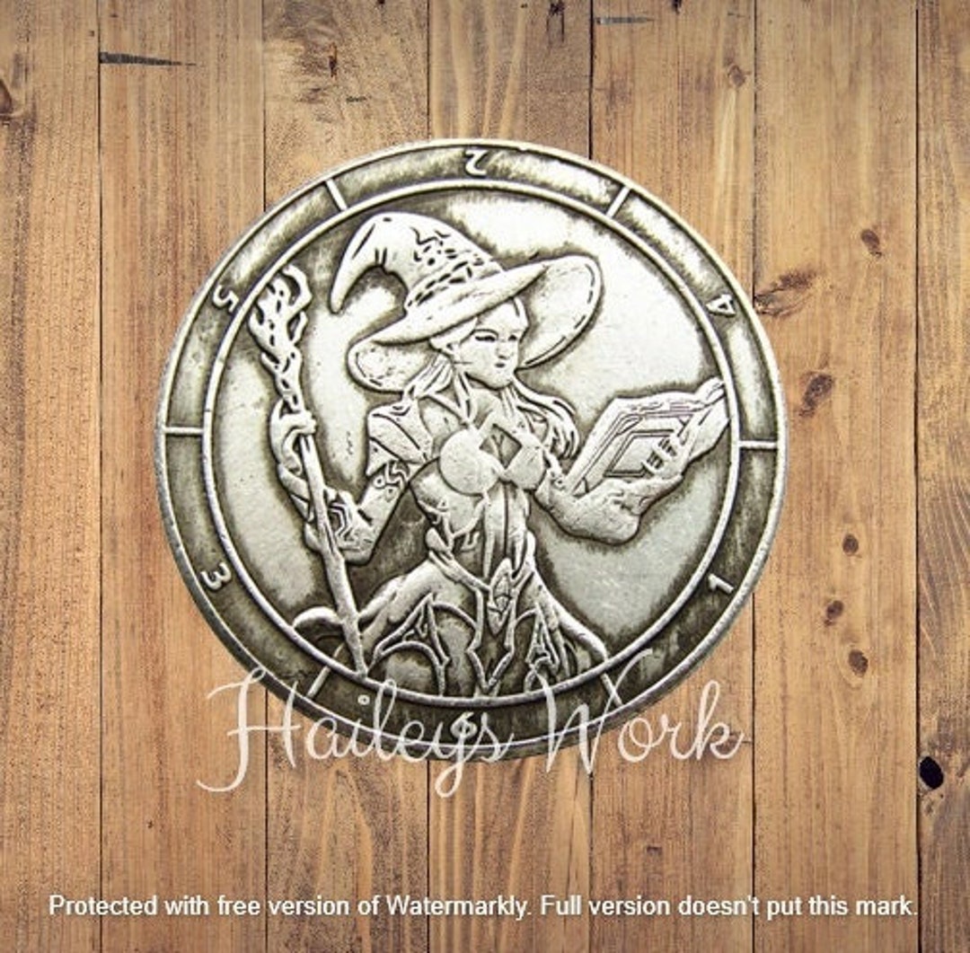Hobo Coin Witch Dungeons and Dragons Witchcraft Game Halloween Scary ...