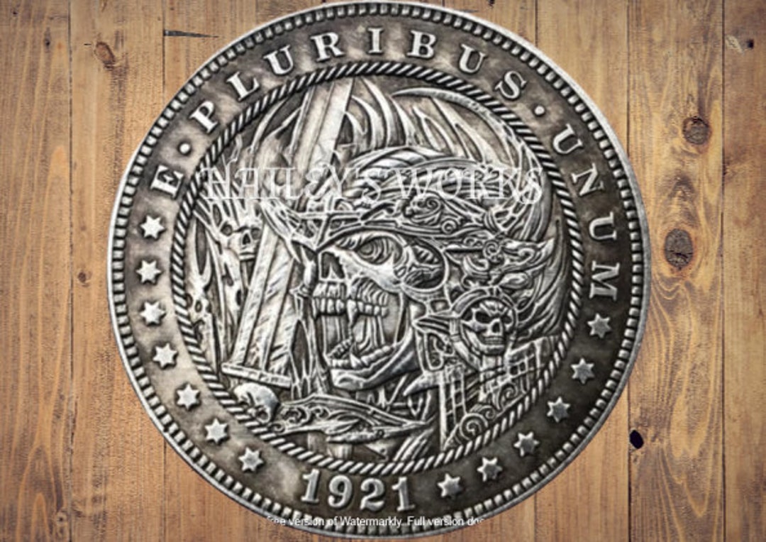 Hobo Nickel Templar Knight Vampire Medieval Crusade Design Morgan ...