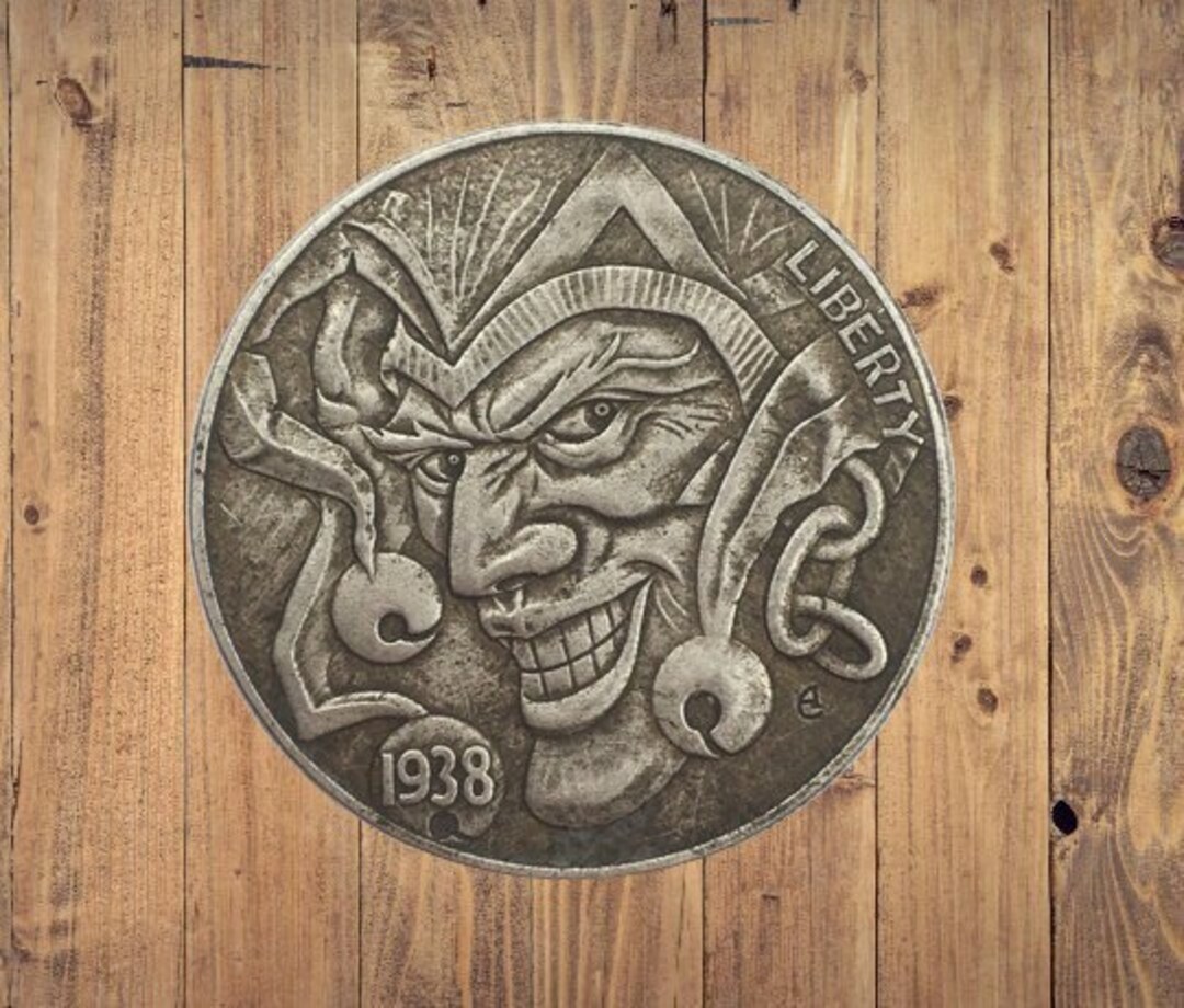 Hobo Coin Medieval Jester the Clown Funny Show Fantasy American Dollar ...