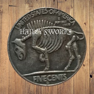 Hobo Nickel Devil Satanic Worship Satan Hell Lucifer Vintage Buffalo ...