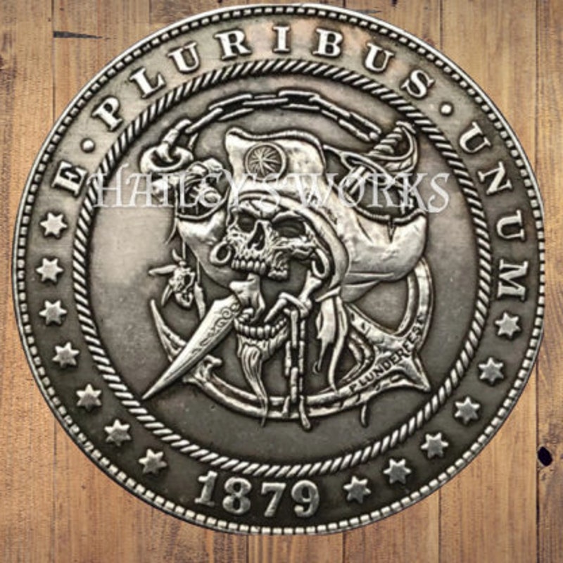 Morgan Skeleton Coin - Etsy