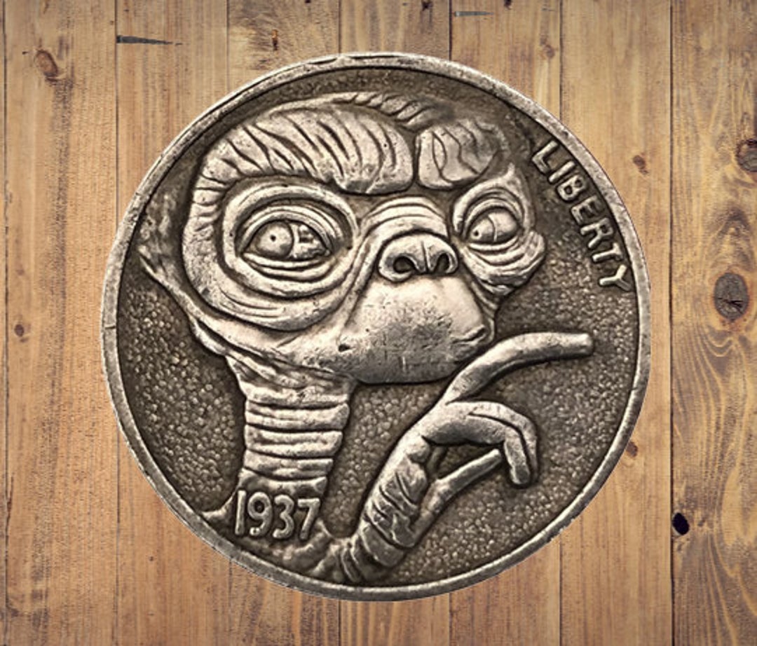 Hobo Coin Alien ET Classic Movie UFO Fantasy American Dollar US Coin ...