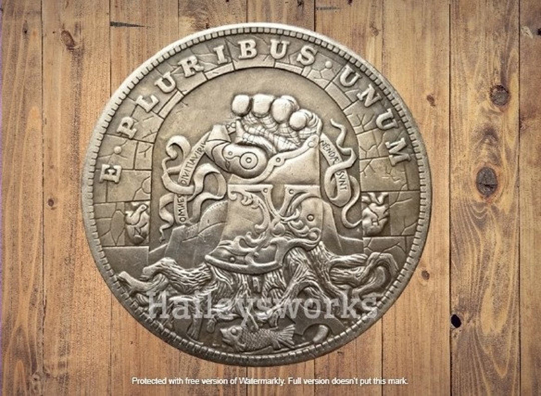 Hobo Nickel Medieval Knight Holy Grail Battle Armor Design Morgan ...