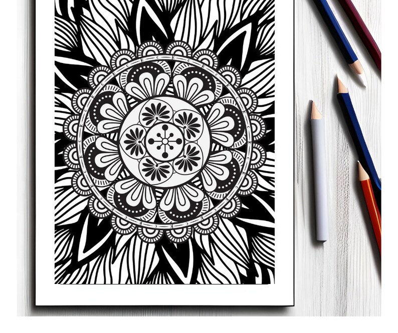 Enchanting Mandala Masterpieces | Intricate Printable Mandala Coloring ...