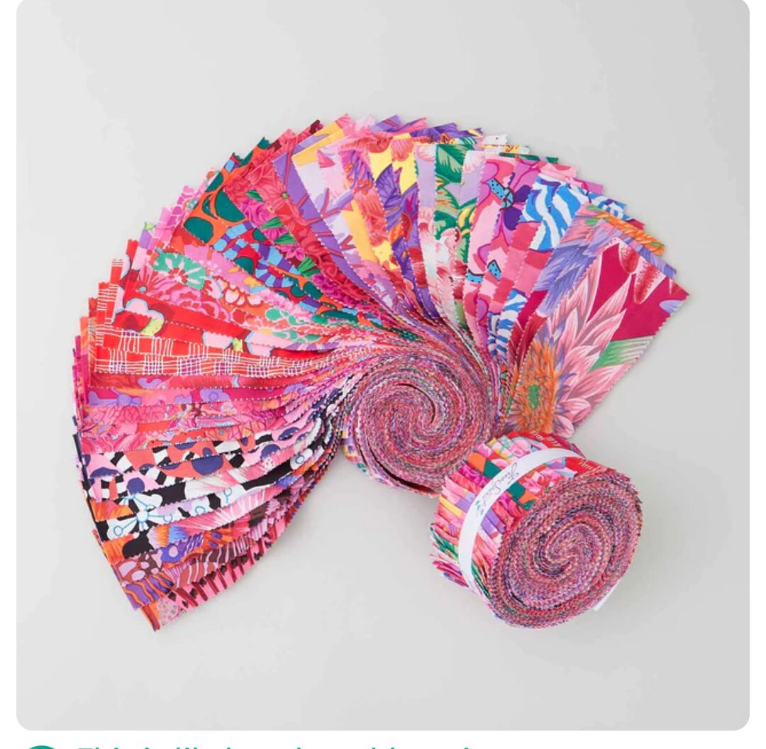 Kaffe Fassett August 2023 Collective Hot Design Roll /jelly Roll - Etsy