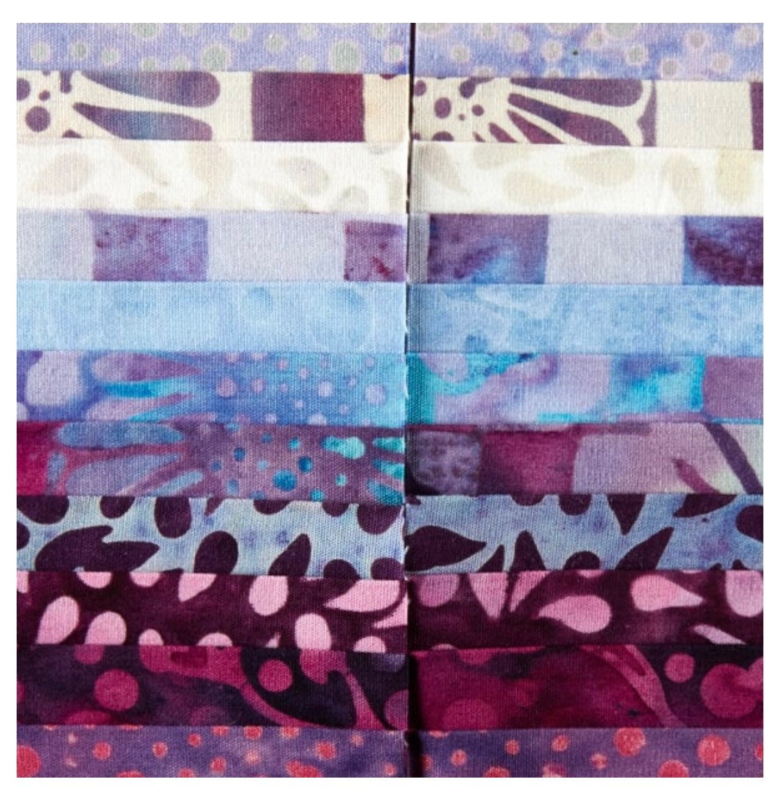 Bloomers Strip Set/jelly Roll Island Batik - Etsy