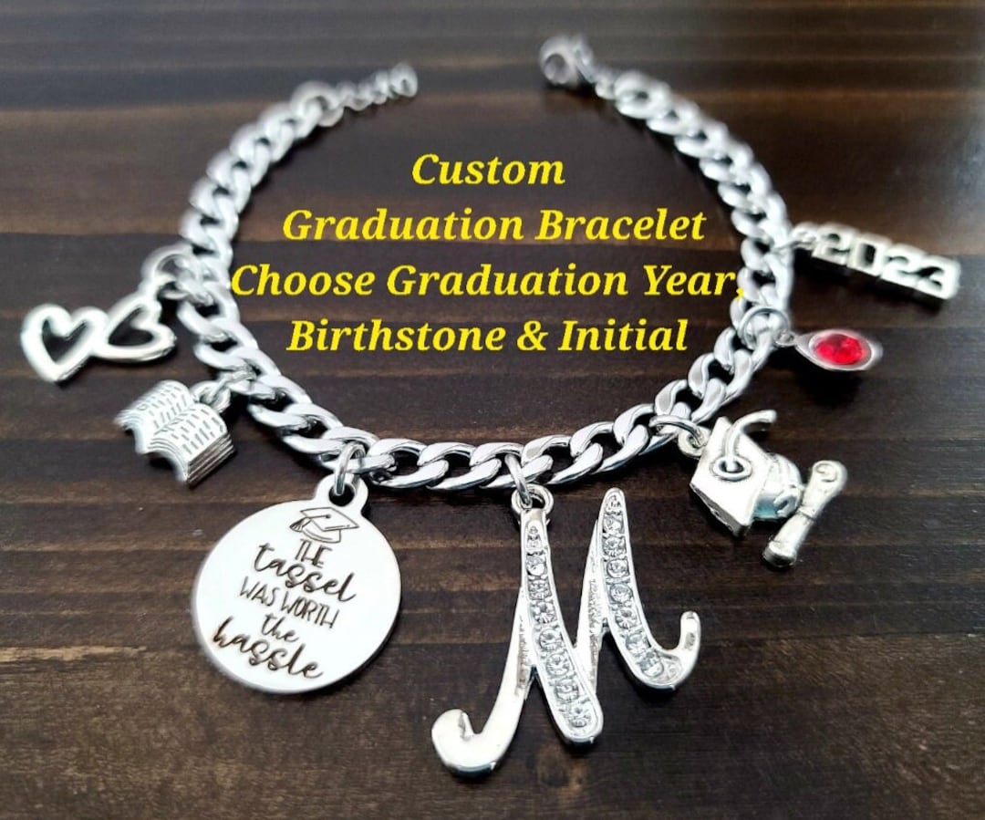 CLASS of 2024 GRADUATION Gift, SENIOR 2025, Graduate Bracelet ...