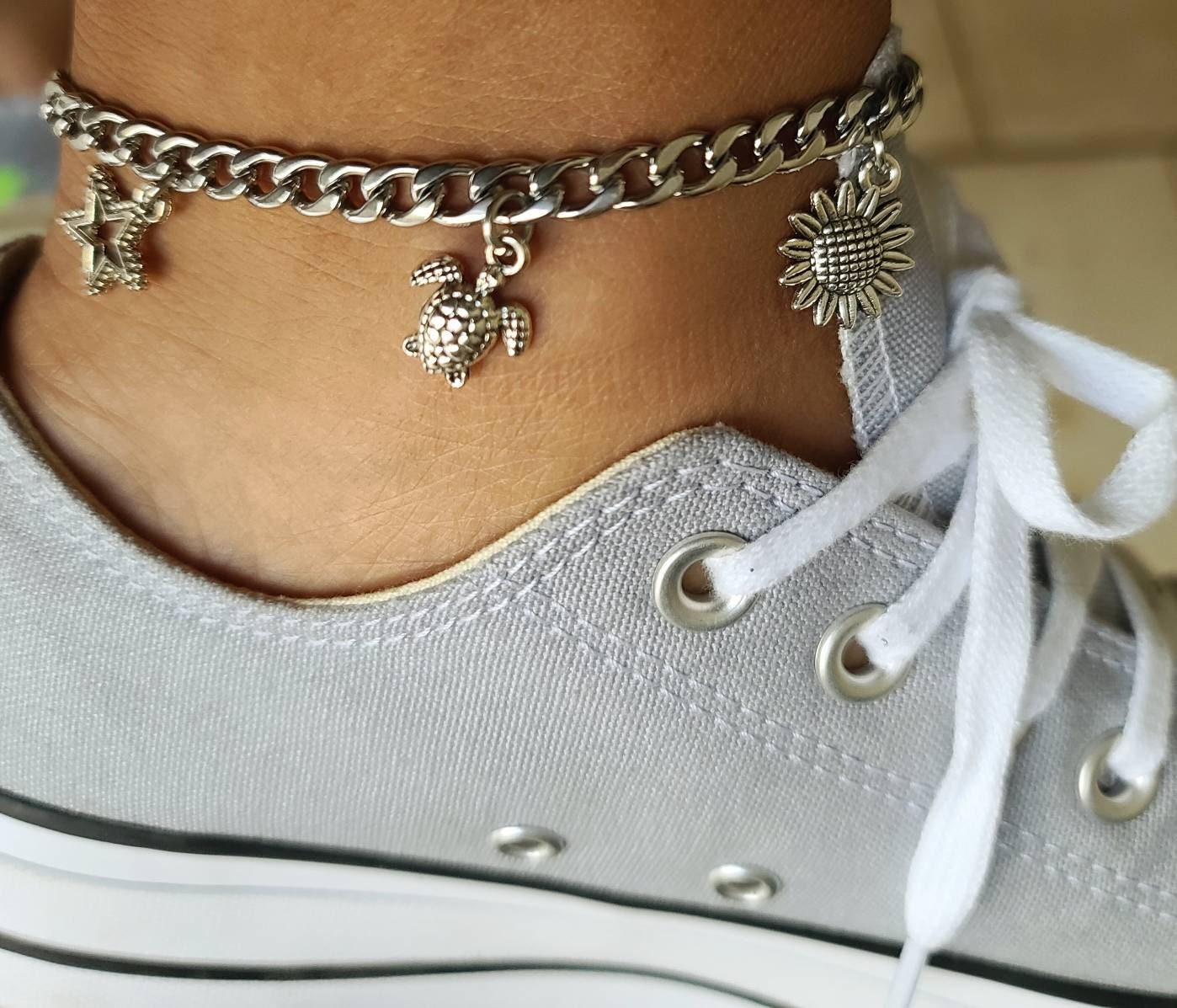 Ankle Bracelet Anklet Create Your Own Ankle Bracelet Custom - Etsy ...