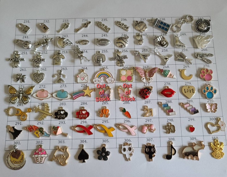 Personalized Charm Bracelet Custom Charm Bracelet Initial | Etsy