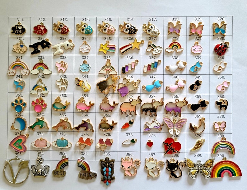 Personalized Charm Bracelet Custom Charm Bracelet Initial | Etsy