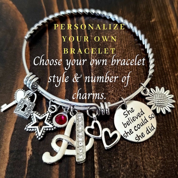 Charm Bracelet - Etsy