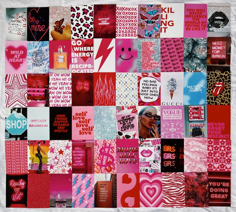 Designer Wall Photo Collage 60 Prints | Etsy