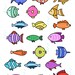 Fish Temporary Tattoo Sheet - Etsy