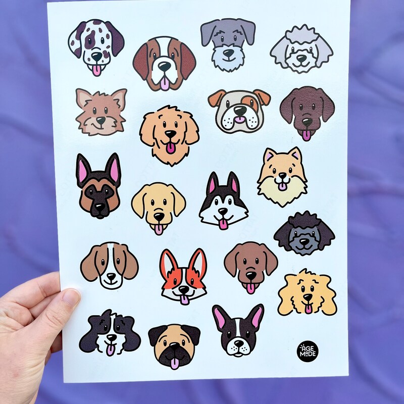 Dog Temporary Tattoo - Etsy