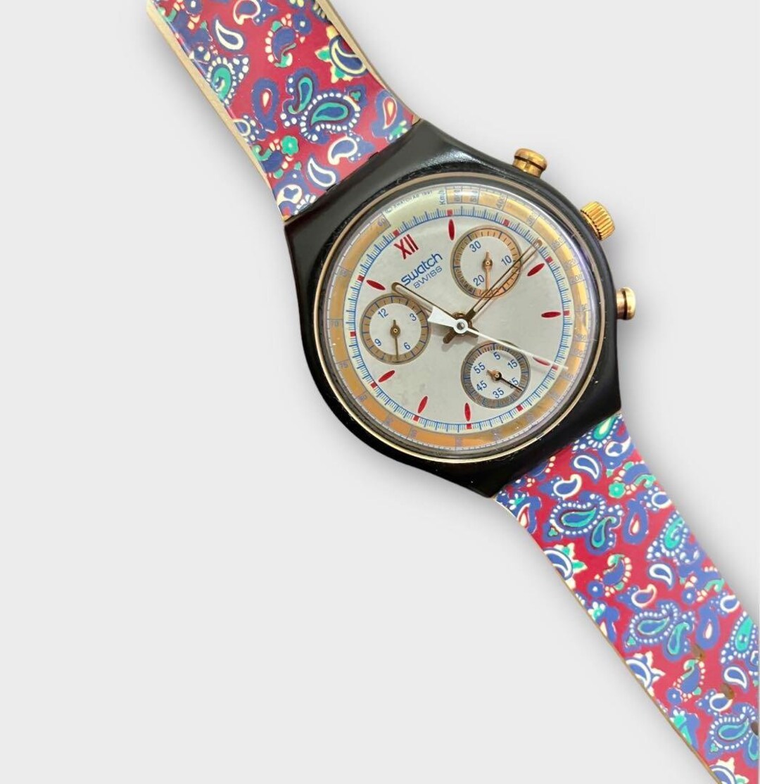 Vintage Swatch Chrono SCB108 1992'S / Vintage Swatch / Vintage Swatch ...