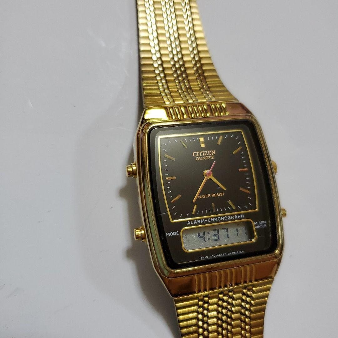 Vintage Citizen Ana Digi Watch C480-001182 / Retro Citizen - Etsy