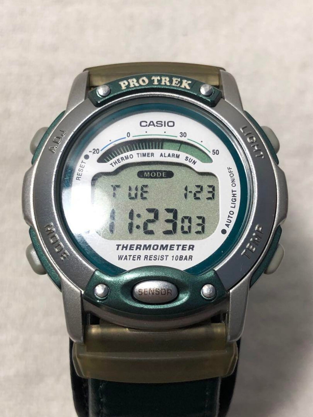Vintage CASIO PROTREK PRL-10 Digital Watch / Vintage Casio Digital ...