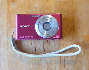 Sony Cybershot DSC-T10 7.2MP Compact Digital Camera Pink / Retro ...