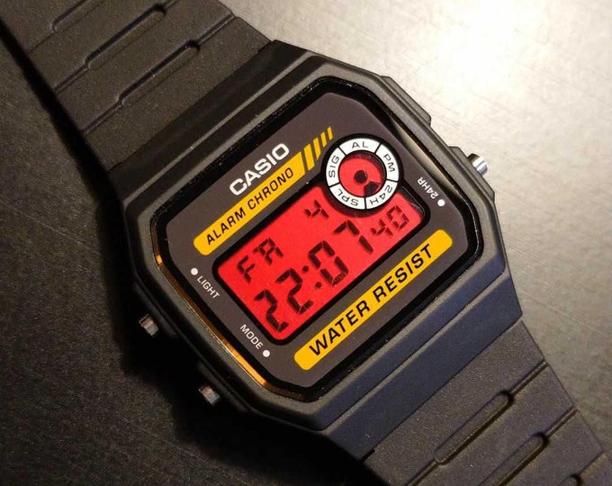 Unused Casio Cheap Casio Chronograph Digital Watch Special Red - Etsy
