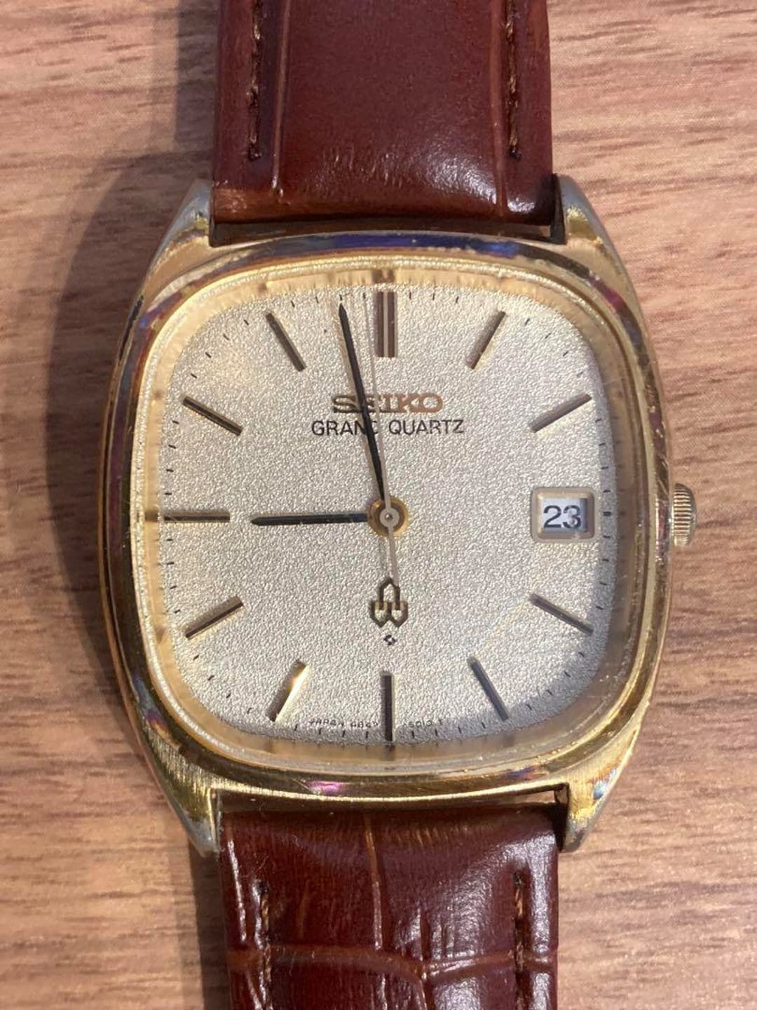 Vintage Seiko Grand Quartz 4842 5011 Analog Quartz Watch / - Etsy