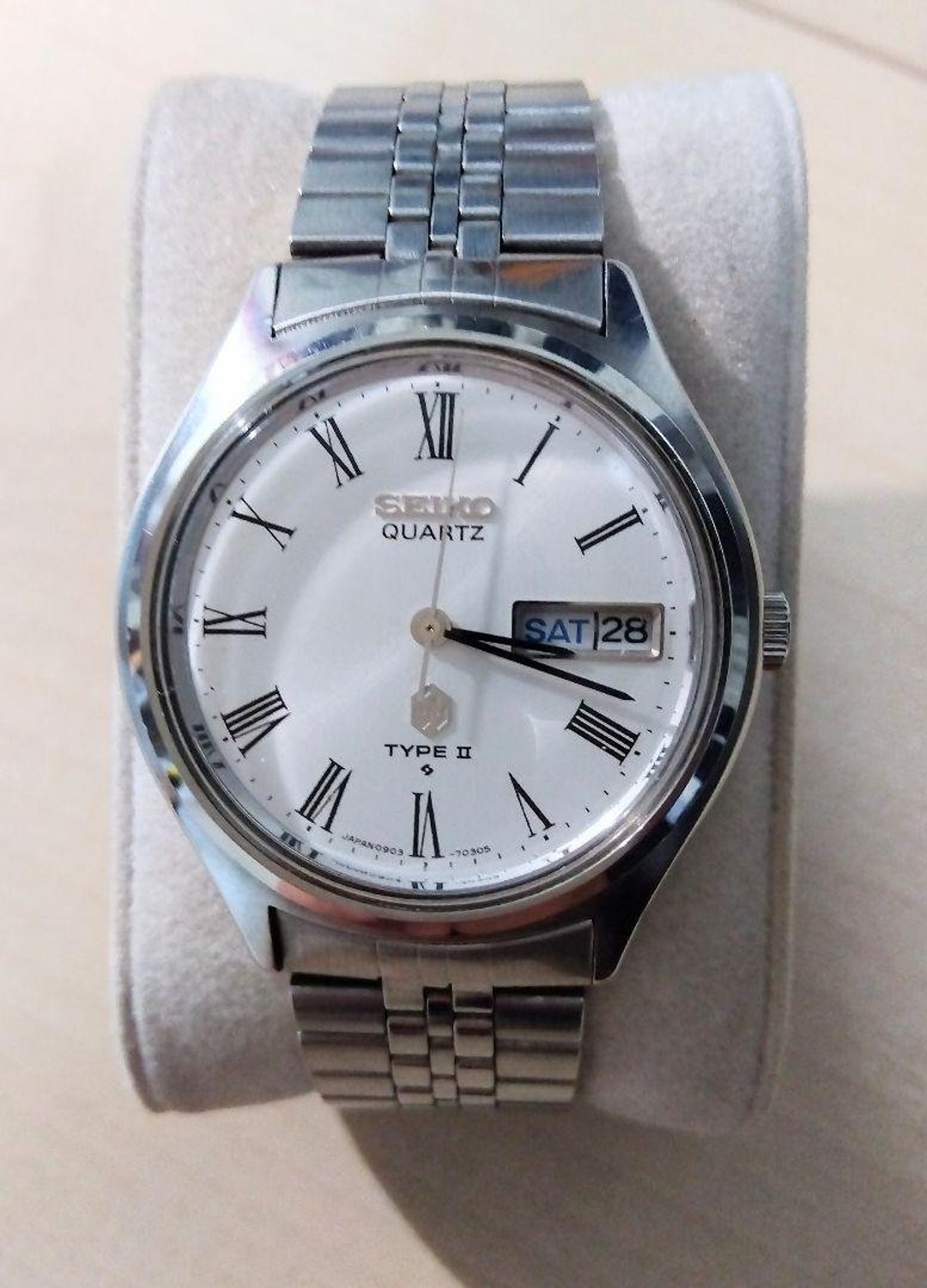 Vintage Seiko Type II SQ JDM 0903-7030 Quartz Watch - Etsy