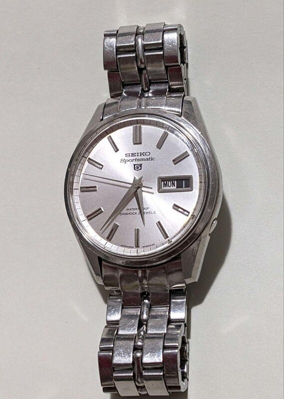 Vintage Seiko Sportsmatic 5 6619-8050 21 Jewels Dayda… - Gem