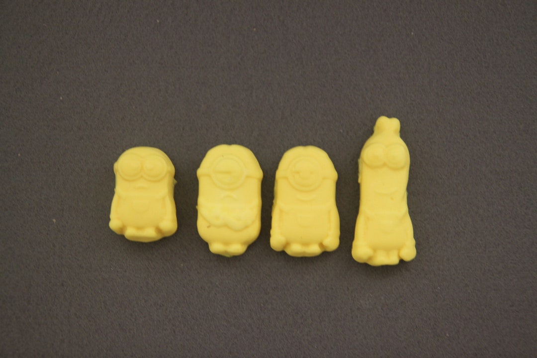 Minions Handmade Silicone Mold,candle Wax Soap Plaster Resin Polymer ...