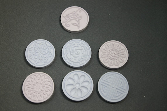Rice Cake Stamp Handmade Silicone Moldcandle Wax Soap Plaster - Etsy