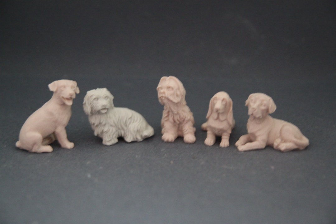 Detailed Dog Handmade Silicone Mold,candle Wax Soap Plaster Resin ...