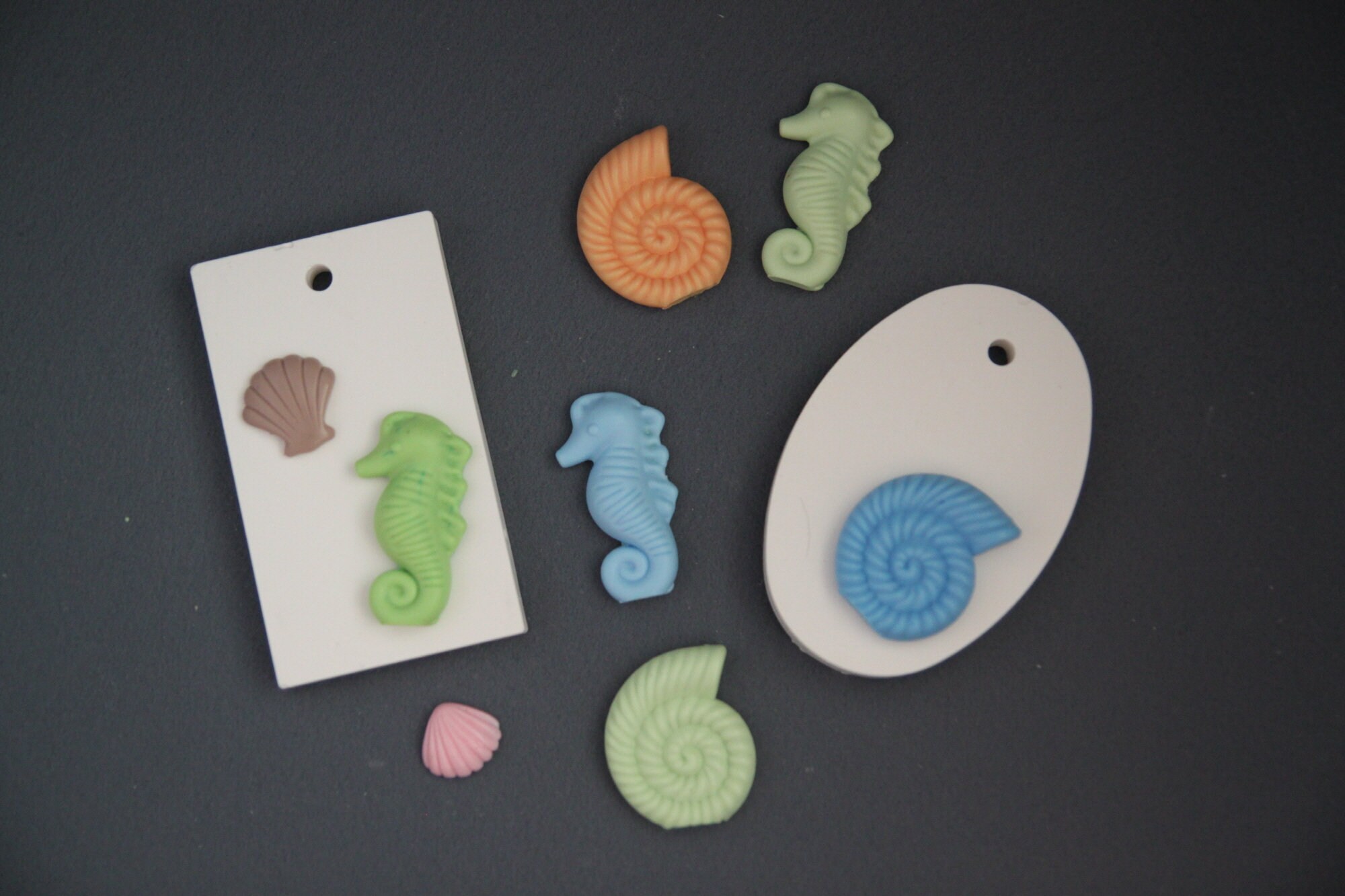 Conch 2D Handmade Silicone Mold,candle Wax Soap Plaster Resin Polymer ...