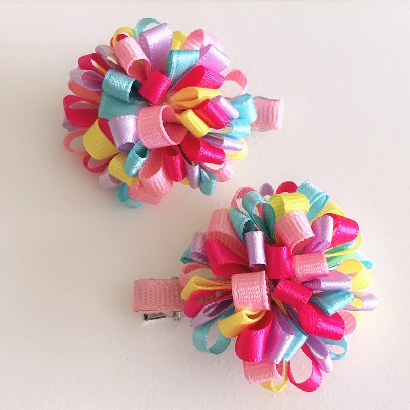 Ribbon Hair Clip - Etsy