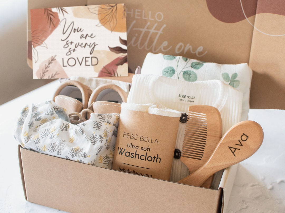Unisex Baby Hamper & Newborn Gift Basket, Baby Gift Box, Baby Shower ...
