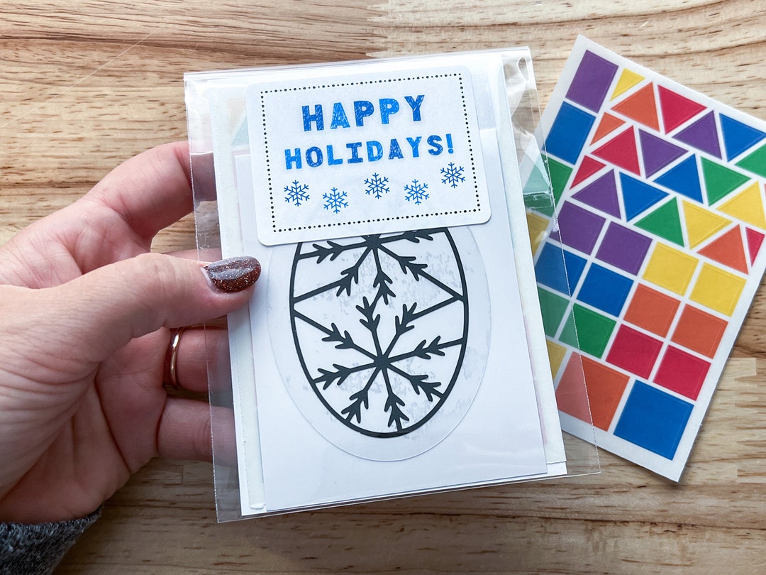 MINI Snowflake Suncatcher Craft Kit for Kids, Holiday Classroom Party ...