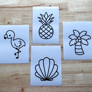 Tropical Beach Craft Kit for Kids, Summer Birthday Party Craft ...