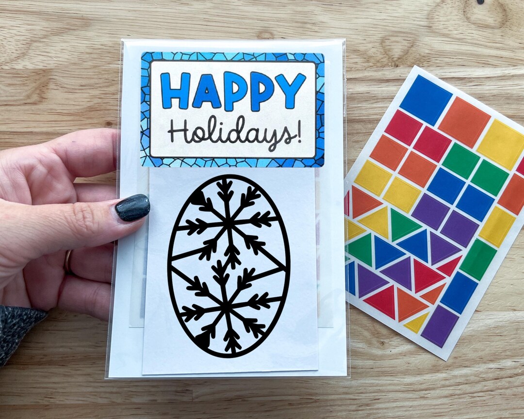 MINI Snowflake Suncatcher Craft Kit for Kids, Holiday Classroom Party ...