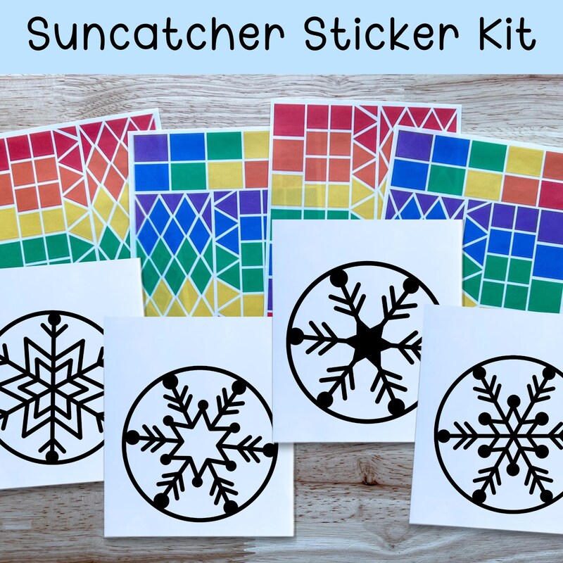 Snowflake Suncatcher - Etsy
