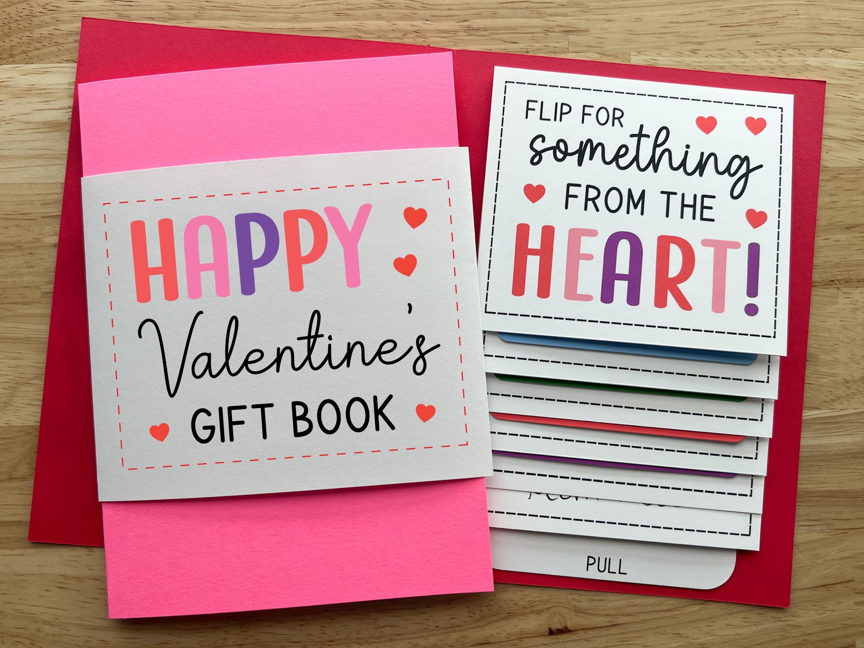 Valentine's Day Waterfall Gift Card Holder, Handmade Cash Money Book ...
