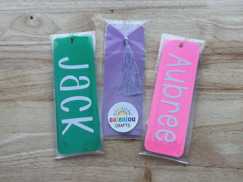 School Colors + Grad Cap Name Bookmark for Kids, Custom Grad Party ...