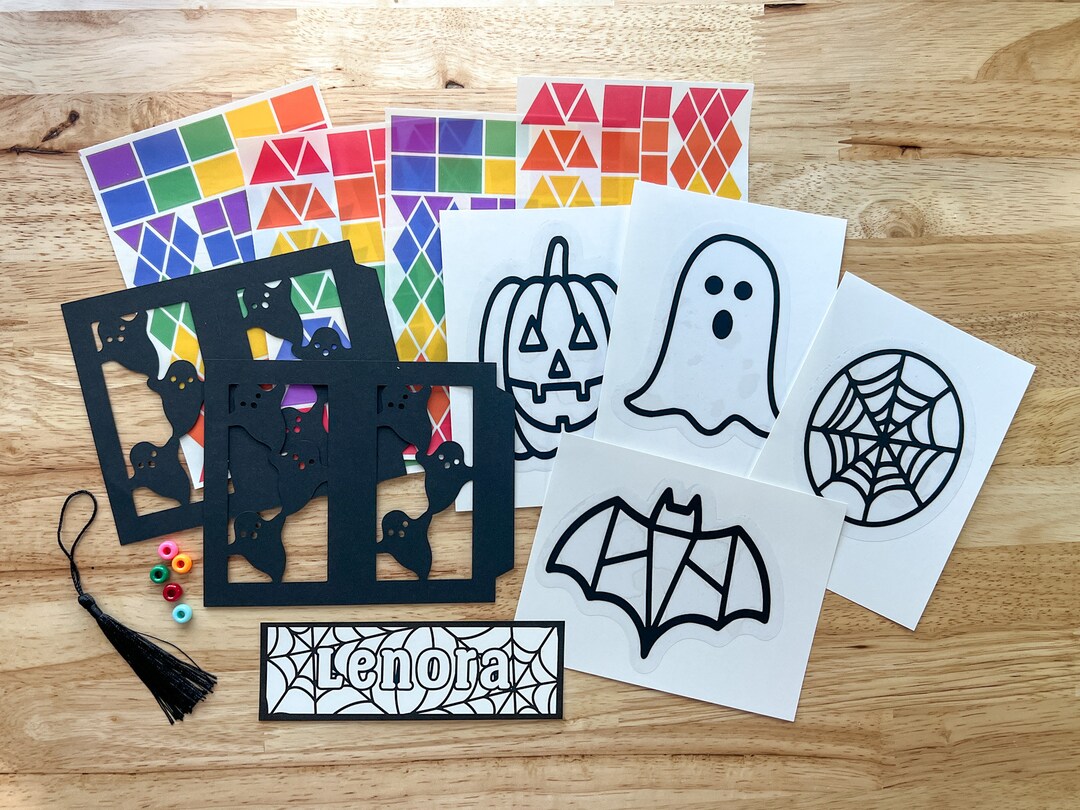 Halloween Craft Bundle Halloween Art Kit for Kids Boo Basket - Etsy