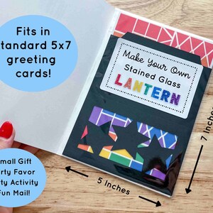 Fall Lantern Craft Kit for Kids, Luminaries Fall Decor, Sticker Crafts ...