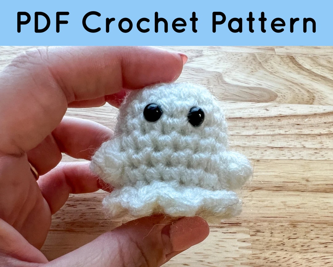 Mini Ghost Crochet Pattern No Sew Ghost Plush Pattern - Etsy