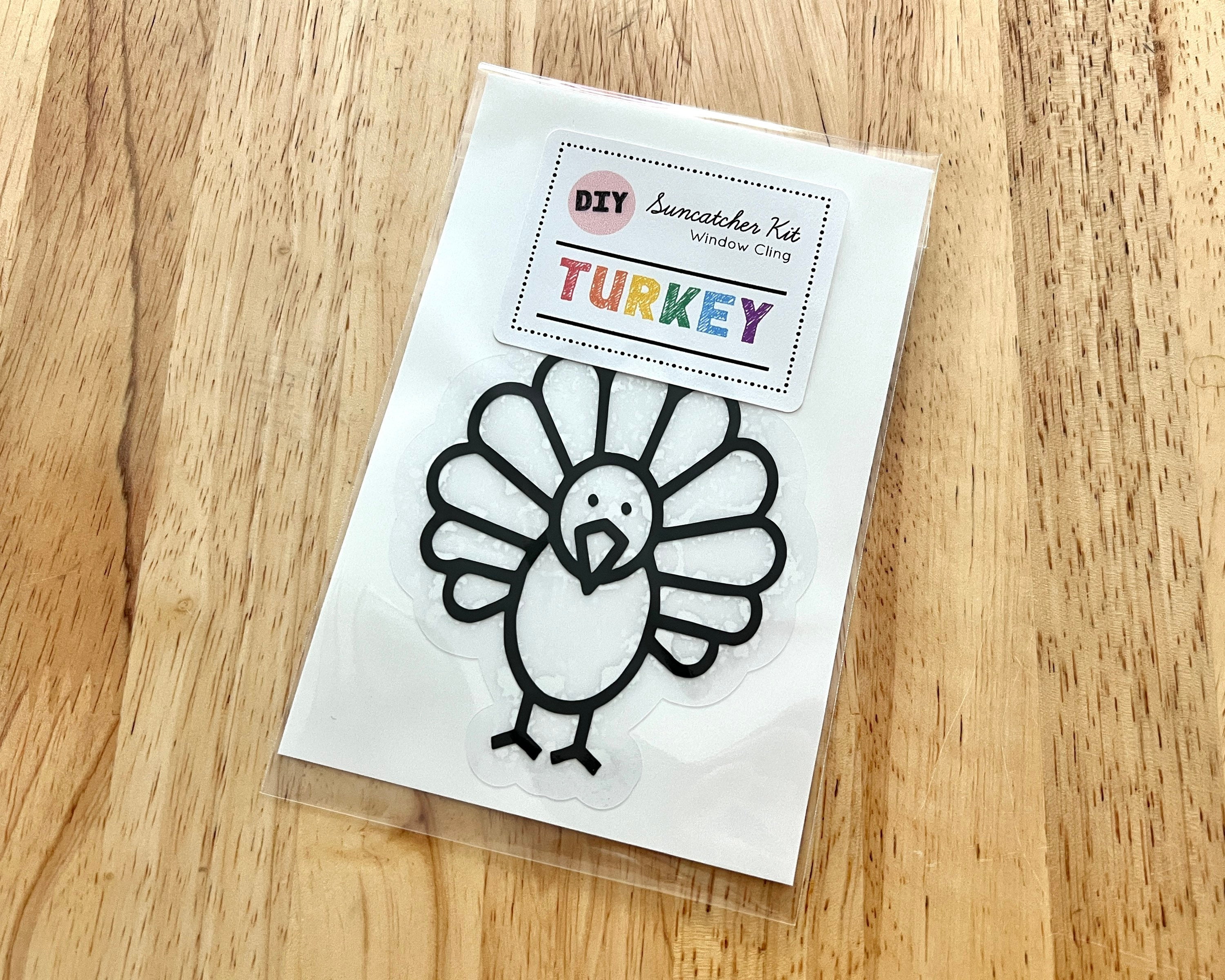 Turkey Suncatcher Fall Craft Kits for Kids Thanksgiving - Etsy