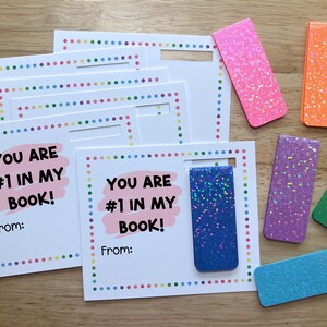 Valentines Day Favors for Classroom, Magnetic Bookmarks for Kids, Bulk ...