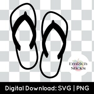 Sandals Outline PNG, SVG, Commercial Use Instant Digital Download ...