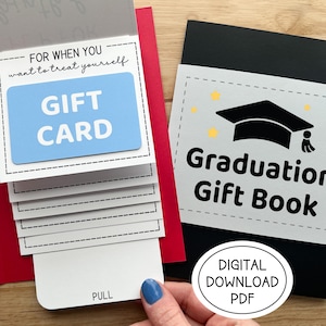 DIGITAL DOWNLOAD Waterfall Gift Card Holder Graduation Printable, Grad ...