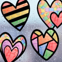 Hot Air Balloon Picture Craft: Valentine's Day Printable Art Activity ...