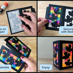 Snowflake Lantern Craft Kits for Kids, Winter Luminaries Christmas ...
