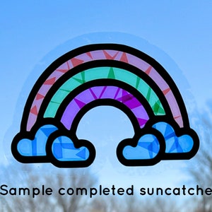 Firetruck Suncatcher Sticker for Windows Firefighter Craft - Etsy