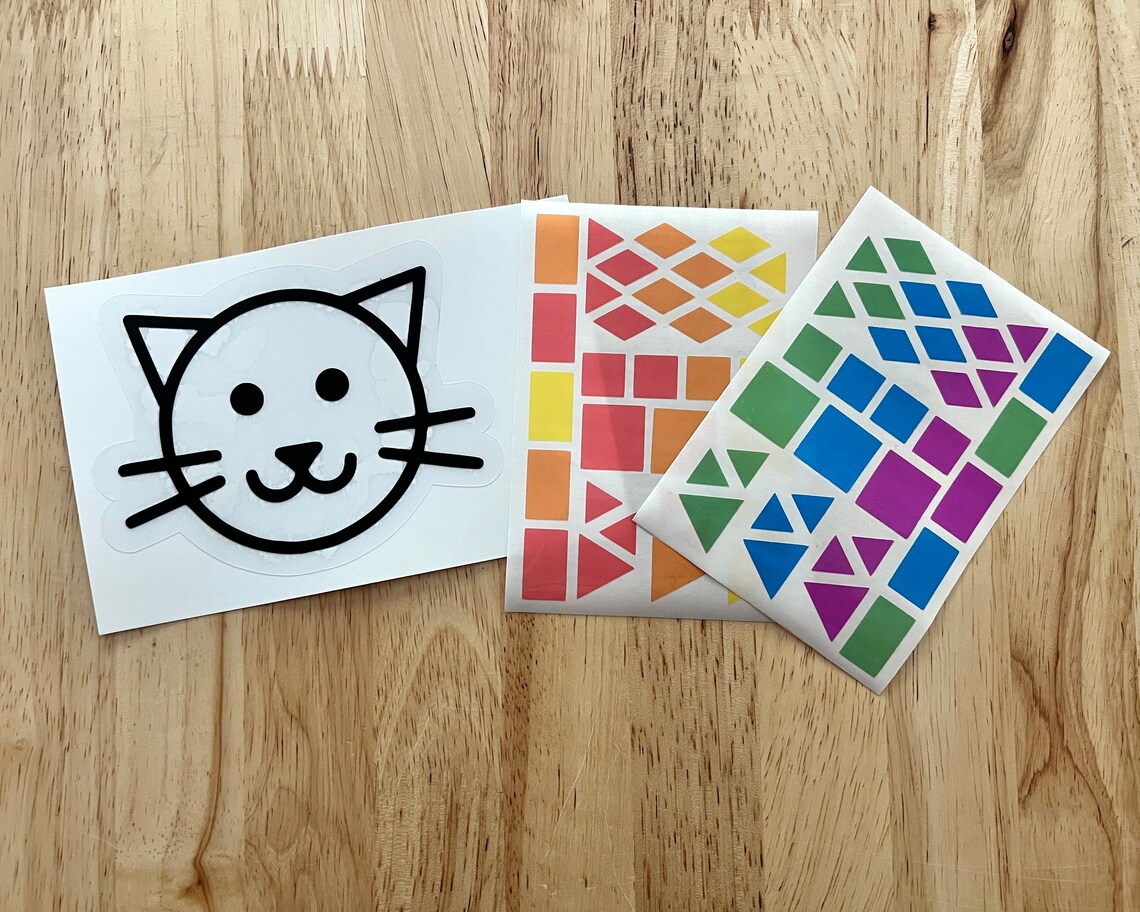 Cat Suncatcher Sticker for Window DIY Window Clings Toddler - Etsy