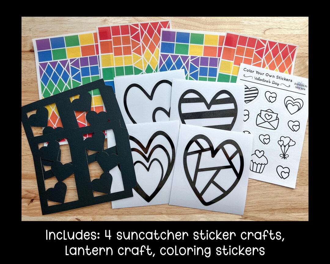 Valentine Craft Bundle, Love Art Kit for Kids, Valentines Day Classroom ...